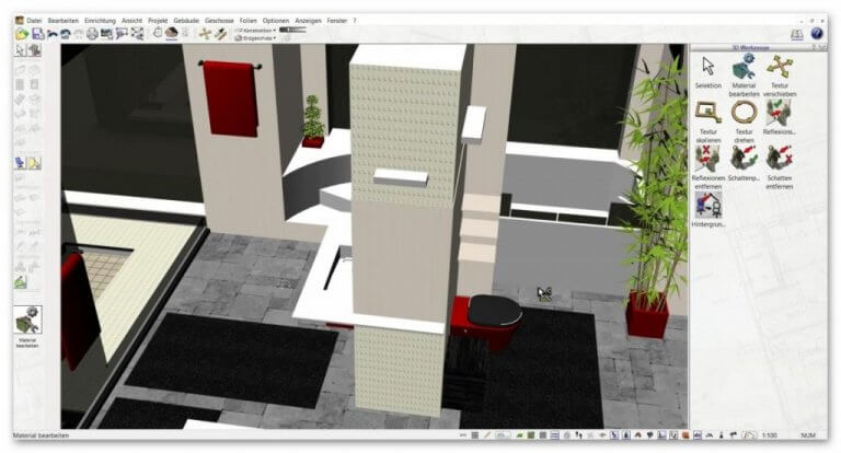Räume planen mit 3D Raumplaner Software von Plan7Architekt