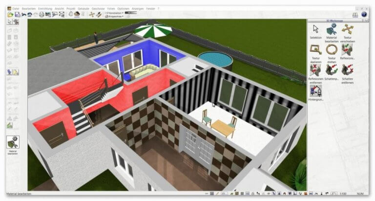 Räume planen mit 3D Raumplaner Software von Plan7Architekt