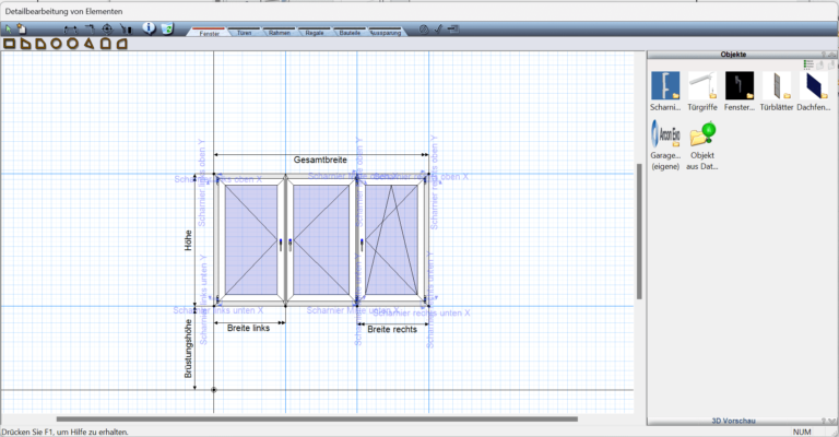 Fenster im Grundriss zeichnen - Anleitung & Tipps