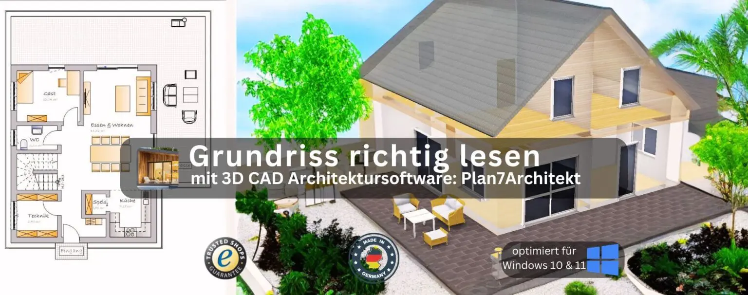 Grundriss richtig lesen und verstehen - Anleitung & Tipps