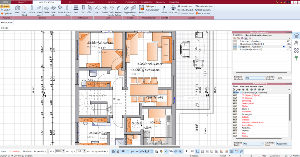 Bruttogrundfläche berechnen nach DIN 277 - Beispiele