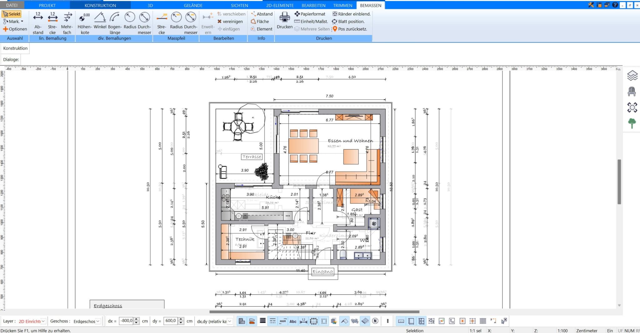 Technische Zeichnung: richtige Bemaßung
