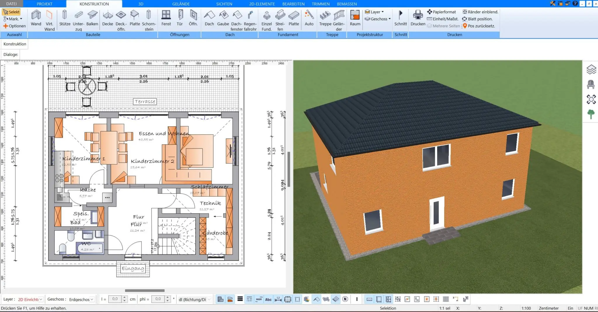 Grundriss für Exposé erstellen - Plan7Architekt