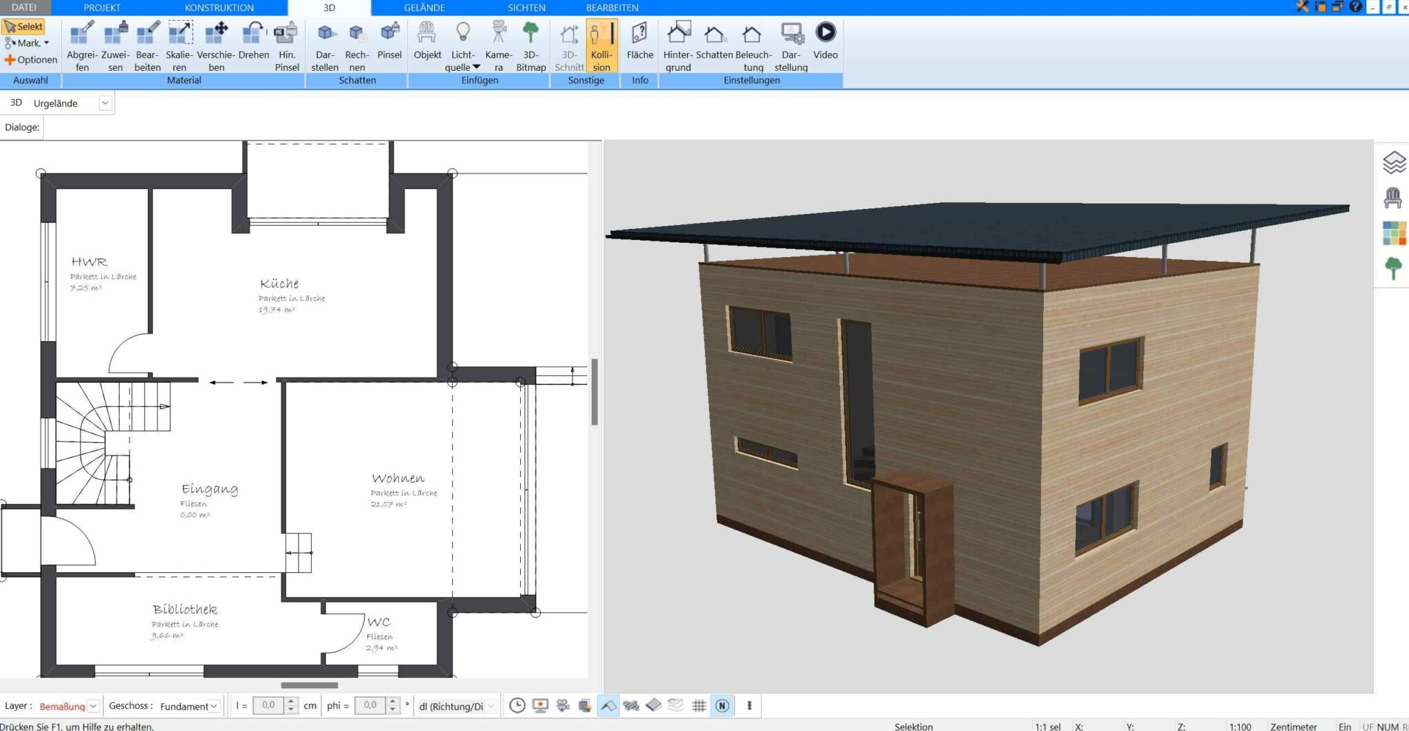 Keller selber planen - mit dem Plan7Architekt