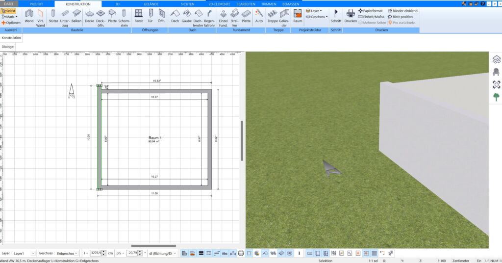 Nordpfeil im Grundriss richtig lesen – Bedeutung