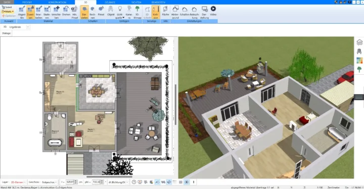 Haus Grundriss entwerfen mit dem Plan7Architekt