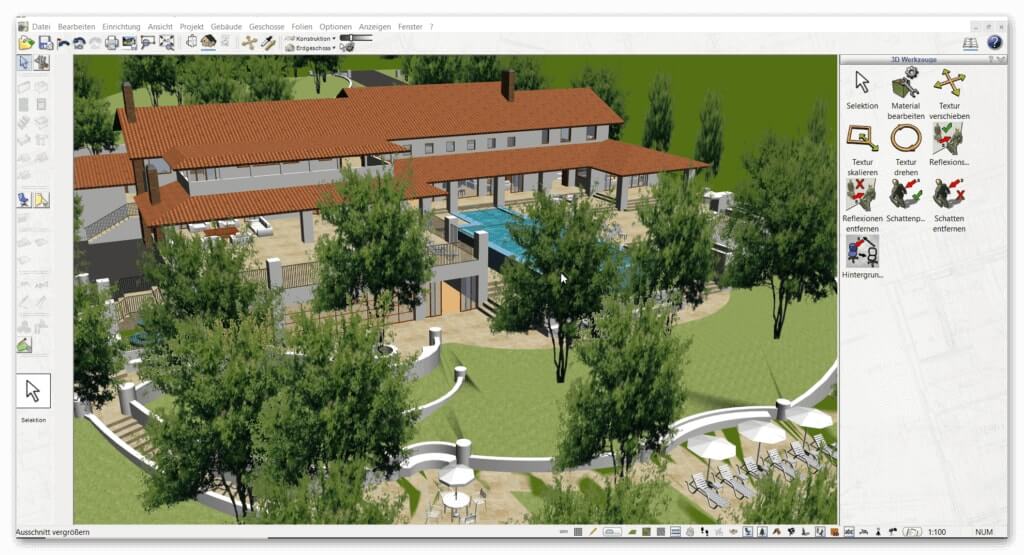 3D CAD Hausplaner & Architektur Software / Programm - Plan7Architekt