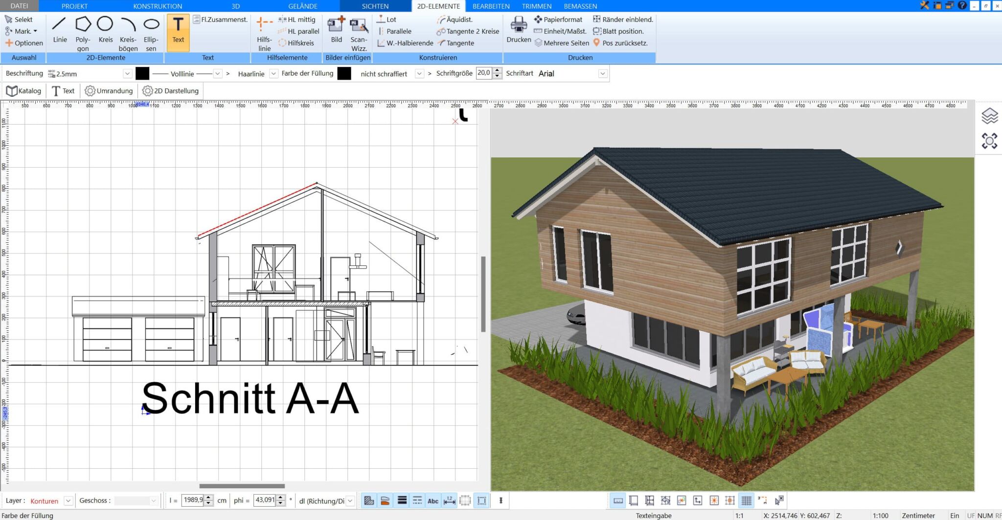 3D CAD Hausplaner & Architektur Software / Programm - Plan7Architekt